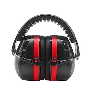 Tvoip 35dB Highest NRR Safety Ear Muffs - Professional Ear Defenders for Shooting, Adjustable Headband Ear Protection/Shooting Hearing Protector Earmuffs Fits Adults to Kids