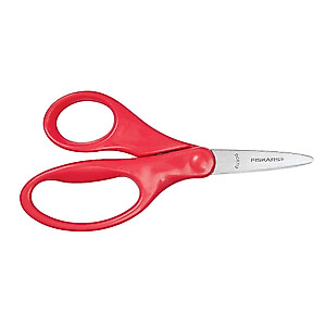 Fiskars 194300-1063 Back to School Supplies, Kids Scissors Pointed-tip, 5 Inch, Color Received May Vary