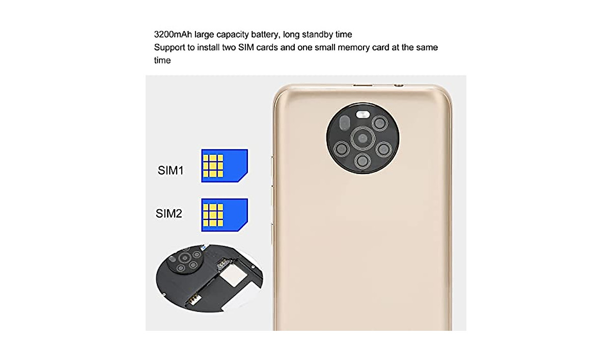 5.45" Dual Sim Smartphone with Quad Core CPU
