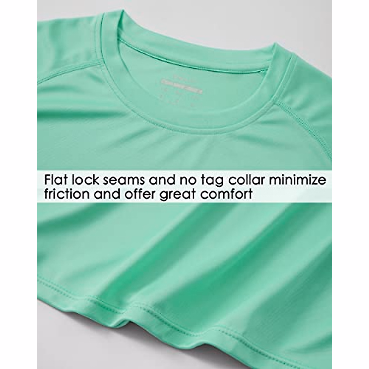 Willit Men's UPF 50+ Sun Protection Shirt Rashguard Swim Shirt Short Sleeve SPF Quick Dry Fishing Shirt Light Green 2XL