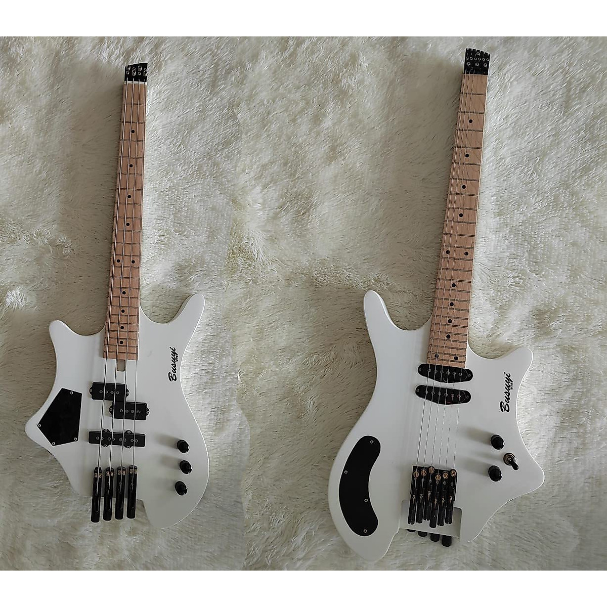 4 String Bass/ 6 String Lead Headless Busuyi Guitar Right