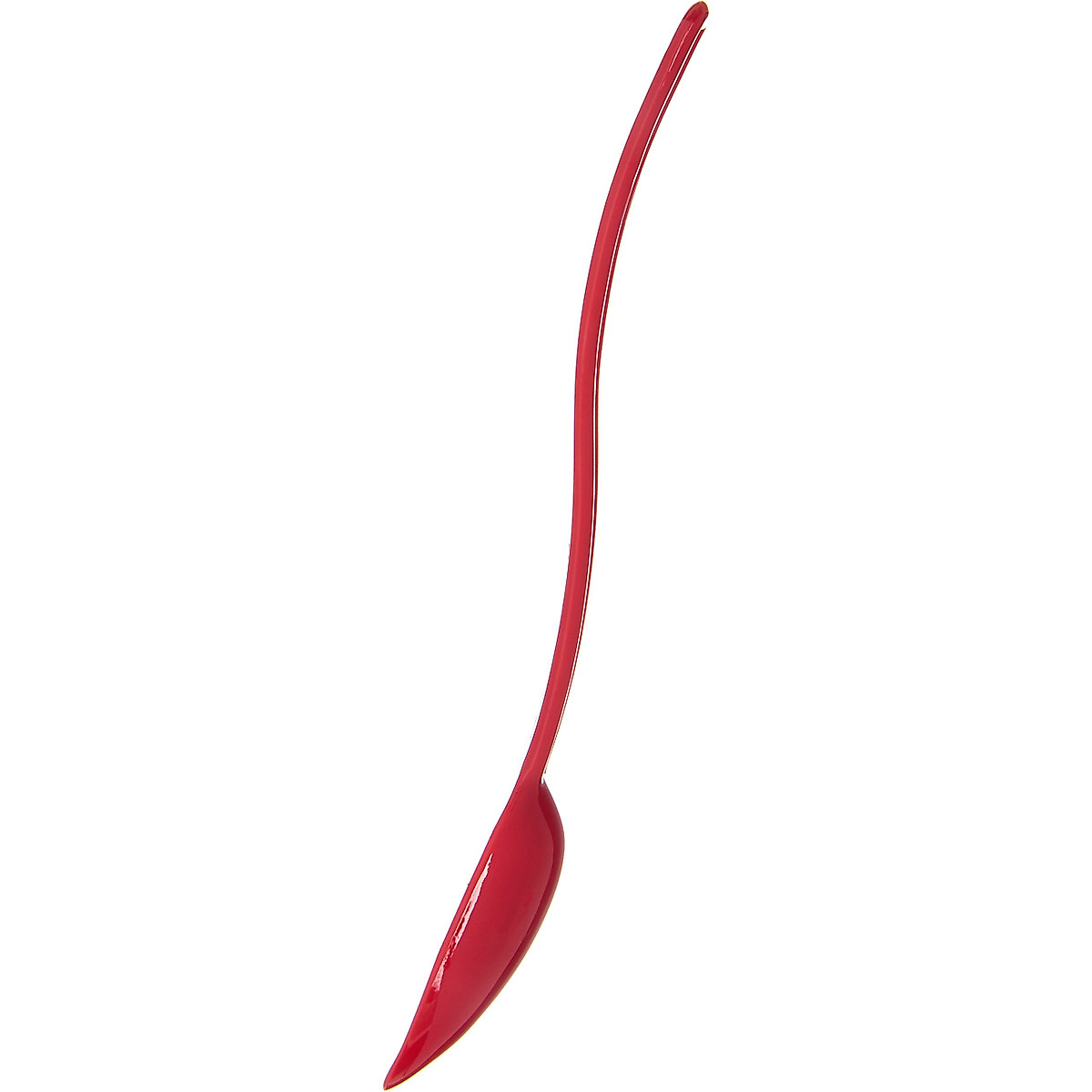 Carlisle FoodService Products Plastic Solid Spoon, 9 Inches, Red