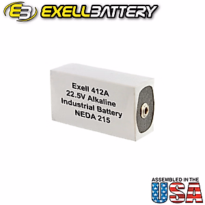Exell Battery 412A Replacement Battery For Ray-0-vac 516