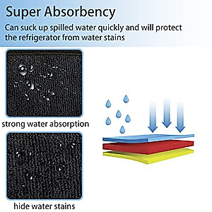 Refrigerator Drip Tray Catcher Fridge Water Drip Catcher Refrigerator Drip Catcher Refrigerator Water Drip Catcher Fridge Drip Pan Fridge Drip Tray Fridge Water Drip Pad for Whirlpool, Samsung, GE