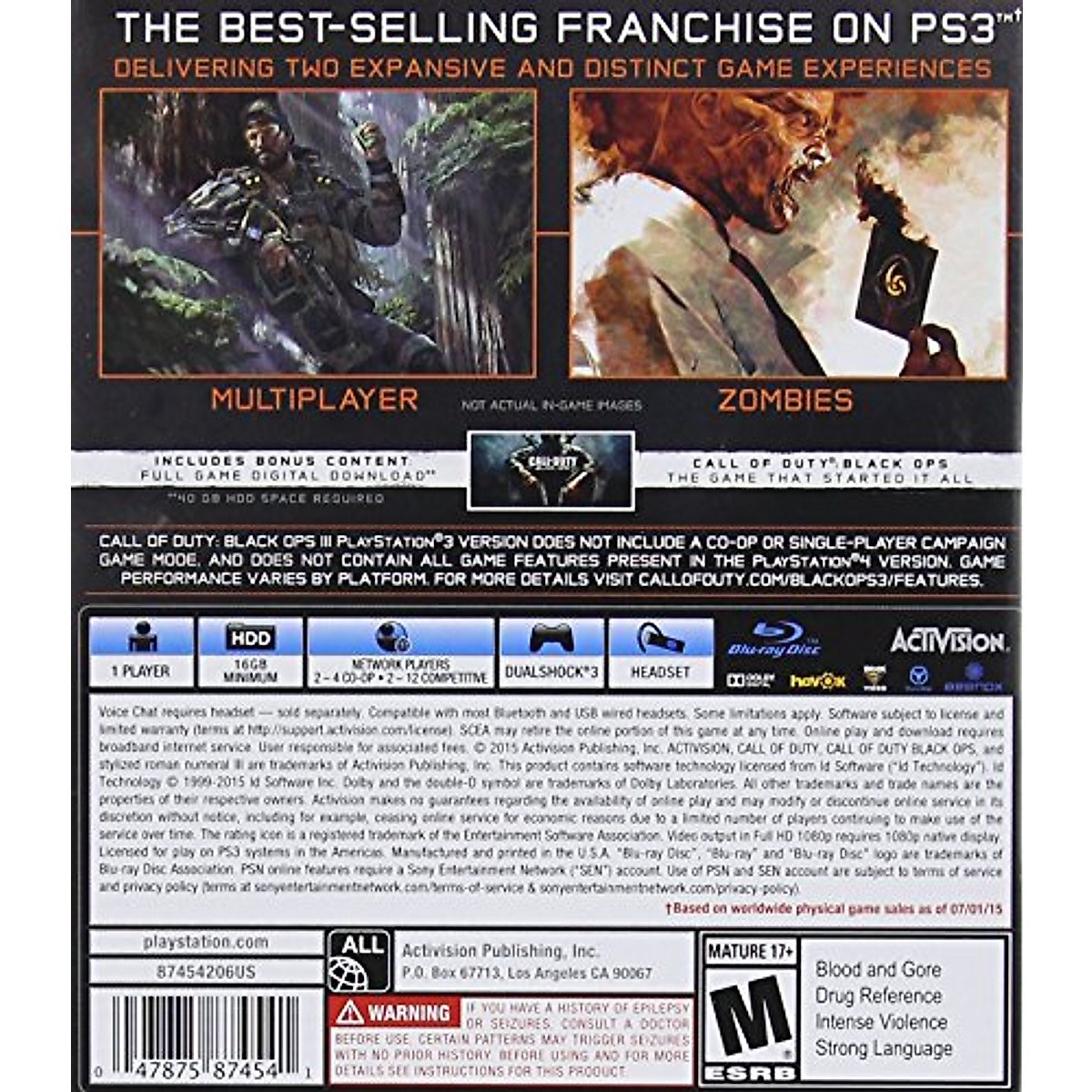 Call of Duty: Black Ops III - Multiplayer Edition - PlayStation 3