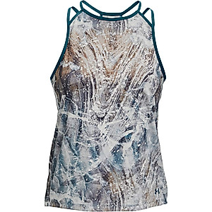 Under Armour Iso-chill Strappy Tank, Realtree Cov3 (989)/Legion Blue, Large