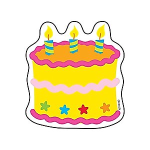 TREND enterprises, Inc. Birthday Cake Mini Accents, 36 ct