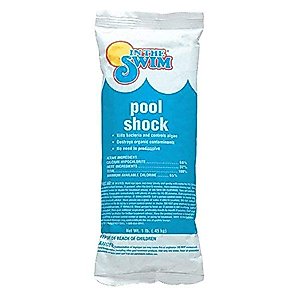In The Swim Pool Shock – 68% Cal-Hypo Granular Sanitizer for Crystal Clear Water – Defends Against Bacteria, Algae, and Microorganisms- 24 X 1 Pound