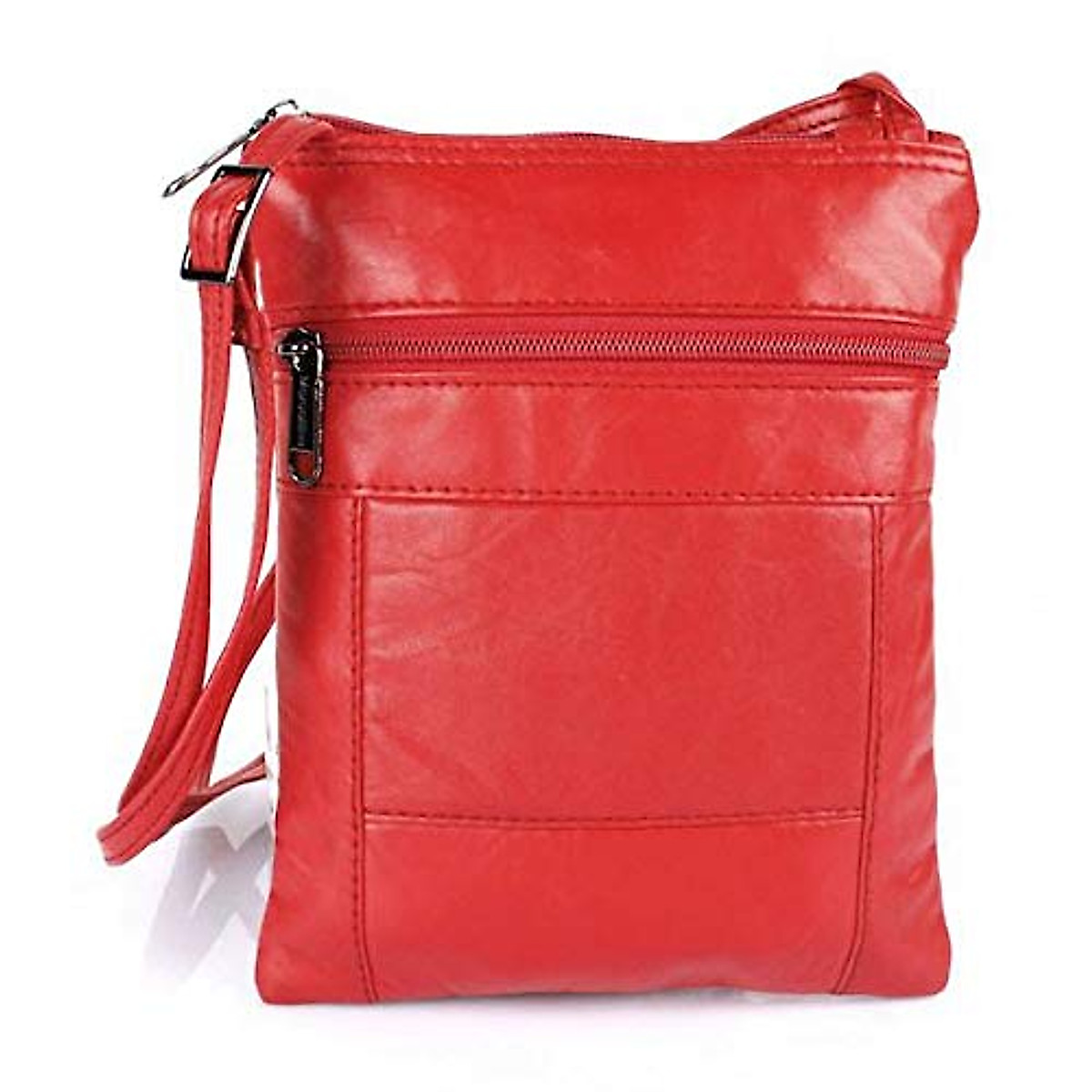 Marcellino Astrid Women's Crossbody Bag … (Red)