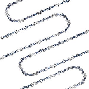 4 Pack 18 Inch Chainsaw Chain 3/8" LP Pitch .050'' Gauge 62 Drive Links Fits Husqvarna, Echo, Poulan, Craftsman and more