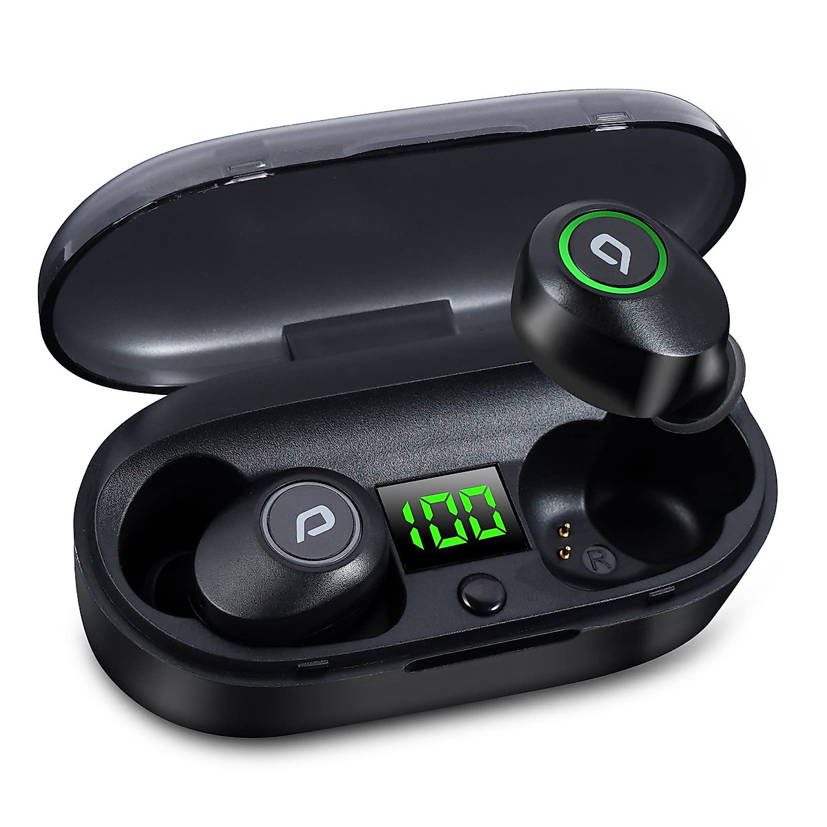 Bluetooth Headphones Wireless Earbuds with Wireless Charging Case IPX7 Waterproof Stereo Headphones in Ear Headset Premium Sound