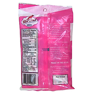 Red Bird Soft Cotton Candy Puffs 4 oz peg bag