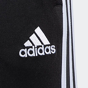adidas boys Active Sports Athletic Tricot Jogger Track Pants, Iconic Black, 7 US