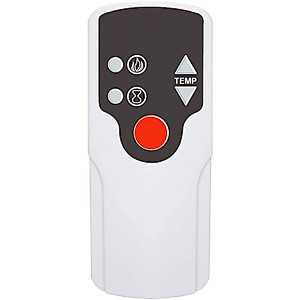 Replacement for Twin Star Fireplace Remote Control for 26II033FGL 28II033FGL 32II033FGL 33II033FGL 18II033FSL 23II033FSL 25II033FSL 26II033FSL 28II033FSL 32II033FSL 33II033FSL 18II033CGL 23II033CGL