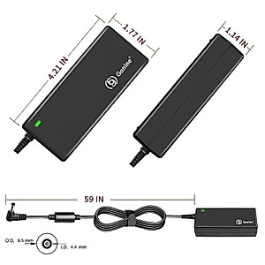 Gonine 14V Power Supply Adapter for Samsung Monitor SyncMaster S22C300H S27D360H UN22F5000AF S27B350H S27E390H 15" 17" 18" 19" 20" 22" 23" 24" 27" LCD TV Charger Cord.