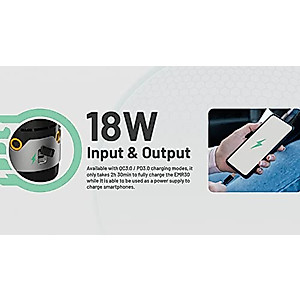 Nitecore EMR30 Portable Mosquito Repeller for Outdoor, 20 ft Protection Zone, Rechargeable Ultrasonic with 10 Repellent Mat and Nitecore Sticker