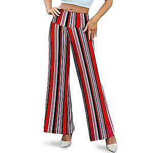 Arolina Women's Stretchy Wide Leg Palazzo Lounge Pants Casual Comfy High Waist Palazzo Pants