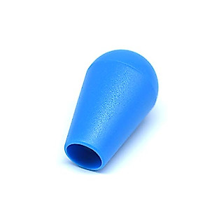 Arcity 2 Pcs Arcade Joystick Oval Bat Top Topper Knob Ball Top Handle Knob American Type Style Blue and Red for Zippy SANWA SEIMITSU Arcade1up Machine Console Cabinet New (HY-PJ092-2)