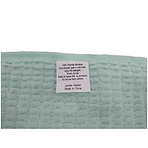 Locker Interior School 10" Square Locker Fur Rug Carpet (Torquoise/Aqua)