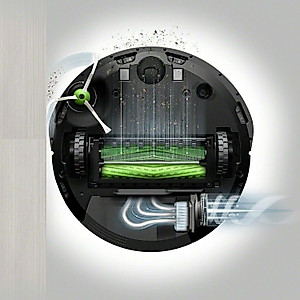 iRobot Roomba i7 (7150) Robot Vacuum- Wi-Fi Connected, Smart Mapping, Compatible with Alexa, Ideal for Pet Hair, Works with Clean Base, Black (Renewed)