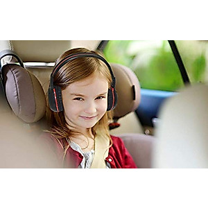 SIMOLIO IR Wireless Headphones for Car DVD Player Headrest Video, On-Ear Infrared Headphones Headset Universal, w/Storage Bag & 3.5mm Aux Cord, 2 Channel Automotive IR Headphone, Foldable and Durable