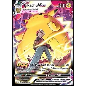 Pokemon - Pikachu VMax - TG17 - Trainer Gallery - Lost Origin - Full Art Holo Foil Card