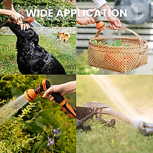 Giraffe Tools Garden Hose 25ft x 3/4", Heavy Duty Water Hose, Flexible, Hybrid Lightweight Hose with Swivel Handle, Male to Female Fittings, Burst 600 PSI