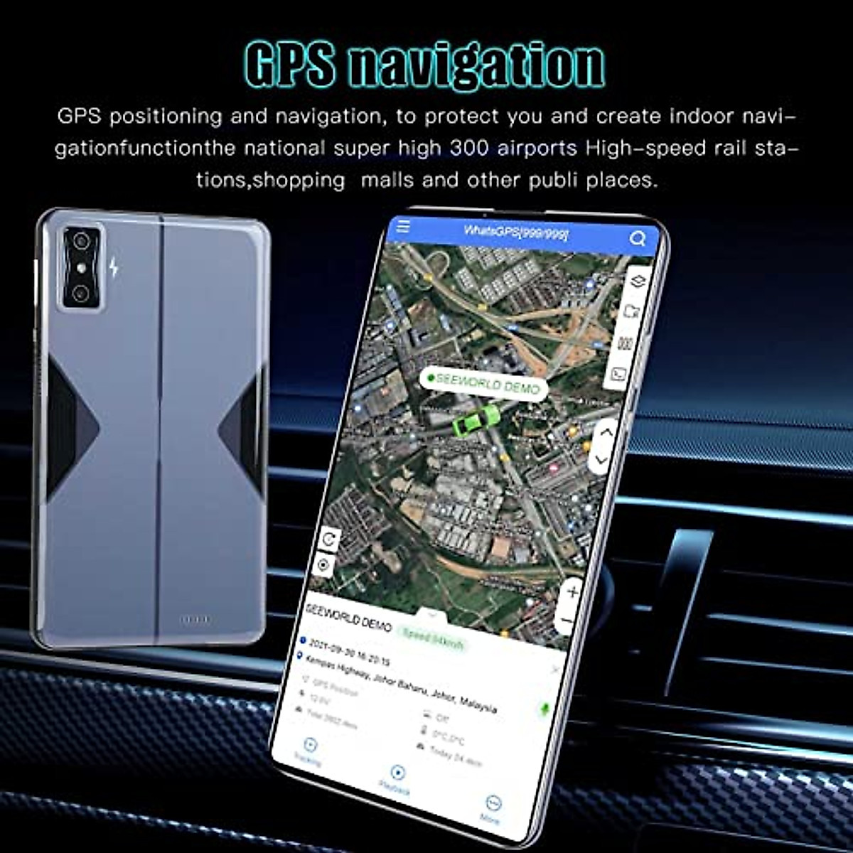 Zunate K50 7inch Tablet for Android 10, 2GB RAM 32GB ROM, IPS HD Screen, Dual SIM 3G Calling Tablet, Octa Core Processor, 5G WiFi Tablet PC 4500mAh(Grey)