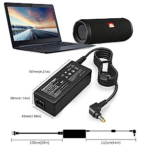 19V AC/DC for JBL Xtreme 2 Charger Compatible with JBL Boombox, Xtreme, Extreme Portable Wireless Bluetooth Waterproof Speaker JBL Speaker Adapter Charger Power Cord