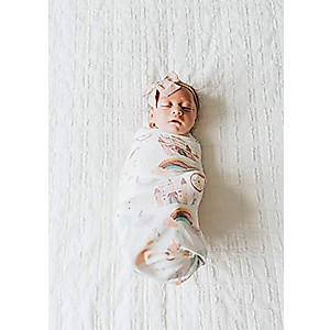 Copper Pearl Large Premium Knit Baby Swaddle Receiving Blanket Enchanted