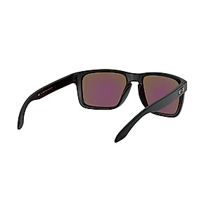 Oakley Men's OO9417 Holbrook XL Square Sunglasses, Matte Black/Prizm Sapphire Iridium Polarized, 59 mm