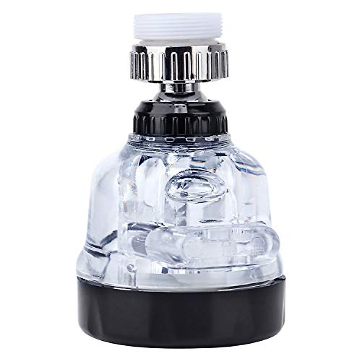 Faucet Head 360° Rotatable,3 Modes Position Adjustable Faucet Water Filter for The Kitchen,Booster Shower Water Saver Extender Splashproof Filter Vegetable Tap Device Bathroom