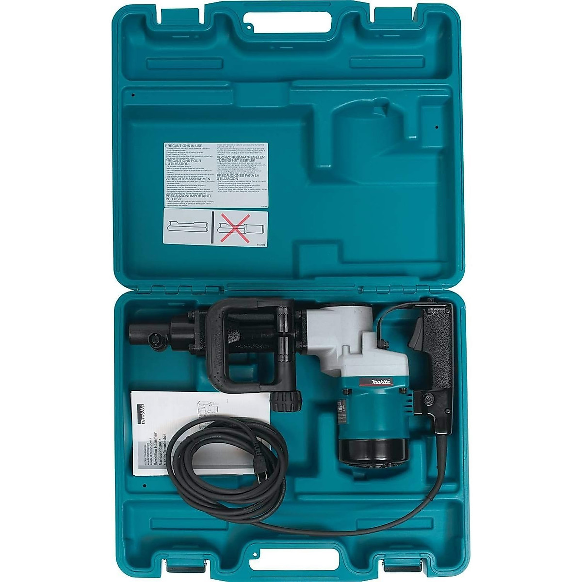 Makita HM1211B 20 lb. Demolition Hammer, Accepts 3/4" Hex Bits, Black