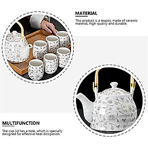 Home office keep warm Heat-resistant kettle retro Gas kettle Teapot Stainless Steel hot water