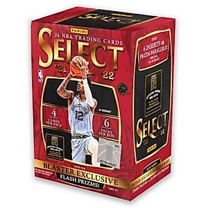 2021-2022 Panini Select Basketball Trading Card Blaster Box - 24 Basketball Cards per Box - 6 Inserts OR PRIZM PARALLELLS PER Box!!
