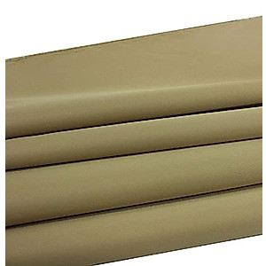 Mybecca Canvas Marine Fabric 600 Denier Indoor/Outdoor 1 Yard, Khaki/Sand) (Cut Separate by Yard for Prime Orders)