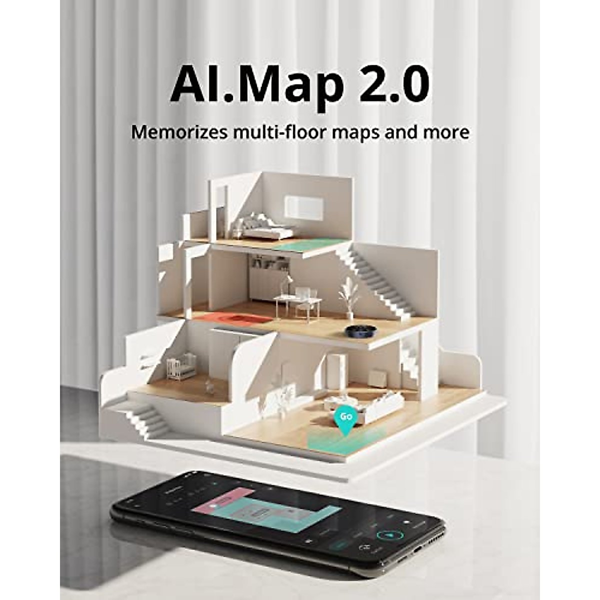 eufy by Anker, RoboVac X8 Hybrid, Robot Vacuum and Mop Cleaner with iPath Laser Navigation, Twin-Turbine Technology generates 2000Pa x2 Suction, AI. Map 2.0 Technology, Wi-Fi, Perfect for Pet Owner