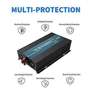WZRELB Pure Sine Wave 5000W 24V Power Inverter DC to AC Power - Solar, RV