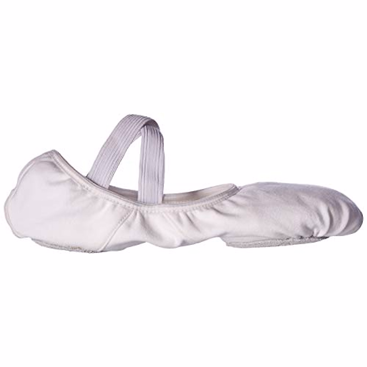 Capezio Women's Ballet Flat, White, 6.5 UK