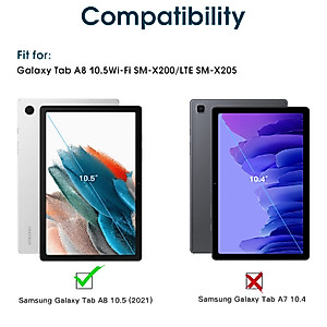 FILMEXT [2 Pack] Tab A8 Like Paper Screen Protector for Samsung Galaxy 10.5 inch Tablet 2022 (SM-X200/X205/X207) Anti-Glare Matte PET Film