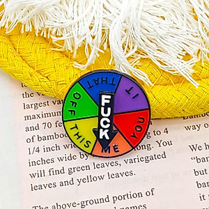 Lucky Wheel Pin - Rotatable Arrows Pins - Fun Series - Enamel Lapel Pin - Plated Badge for Clothing, Bags, and Lanyards