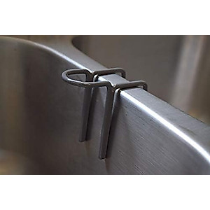 TidySink Dish Wand Holder Adjustable Kitchen Dishwand Sink Caddy (Black or Grey)