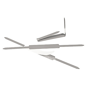 ACCO Self-Adhesive Fasteners, 2" Capacity, Economy, 100 Fasteners/Box (70020), Silver (A7070020)