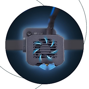 Longer 3D Printer Dual Blower Kit Upgraded LK4 LK4 PRO LK5 PRO Cooling Fan 5010 Compatible with Alfawise U20 U30 U30 PRO