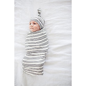 Copper Pearl Large Premium Knit Baby Swaddle Receiving Blanket Midtown