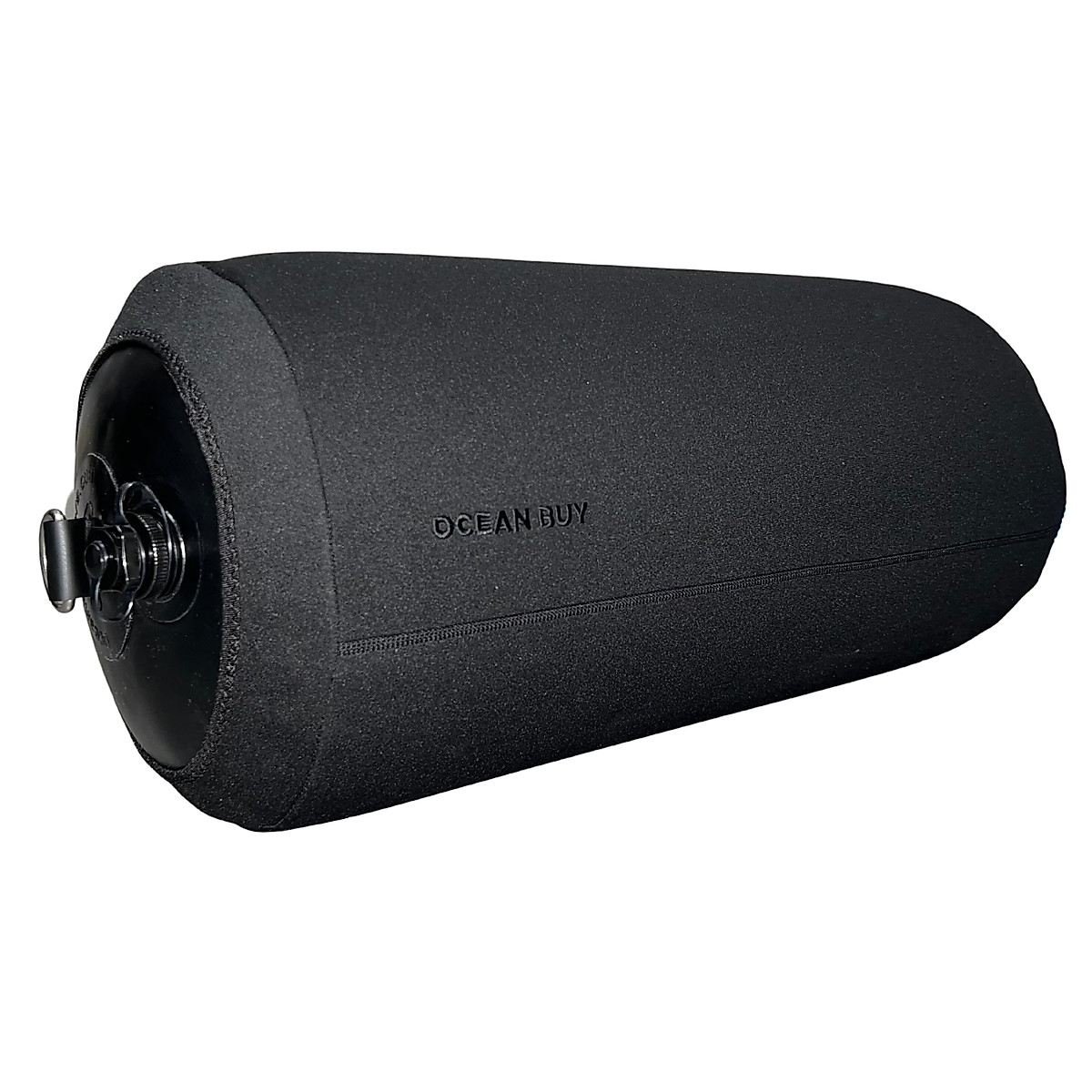 Ocean Buy Boat Fender with Cover - 1 unit - size 12 x 24 inch – Inflatable Dock Bumper for Boats and Yachts – Lightweight Easy to Use Fender – Heavy Duty Mooring Protection – Accessories Included