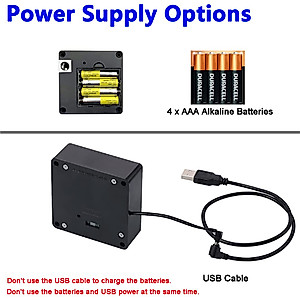 Homello RFID Lock Electronic Cabinet Lock with USB Cable - Hidden DIY Lock for Wooden Cabinet Drawer Locker Cupboard Gun Box with 5 Key Cards/Fobs