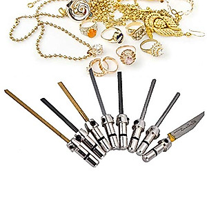 Jewelry Engraver Tools,Engraving Cutting Bits for Pneumatic Impact Engraving Machine Jewelry Tool Edge Tungsten Steel Carving Graver Knife