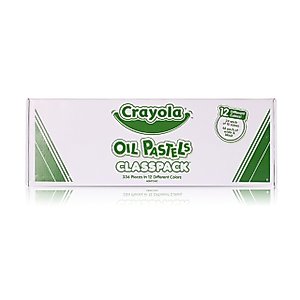 Crayola Oil Pastels Classpack (336ct), 12 Brilliant Opaque Colors, Kids Arts & Crafts, School Supplies for Classrooms, 4+