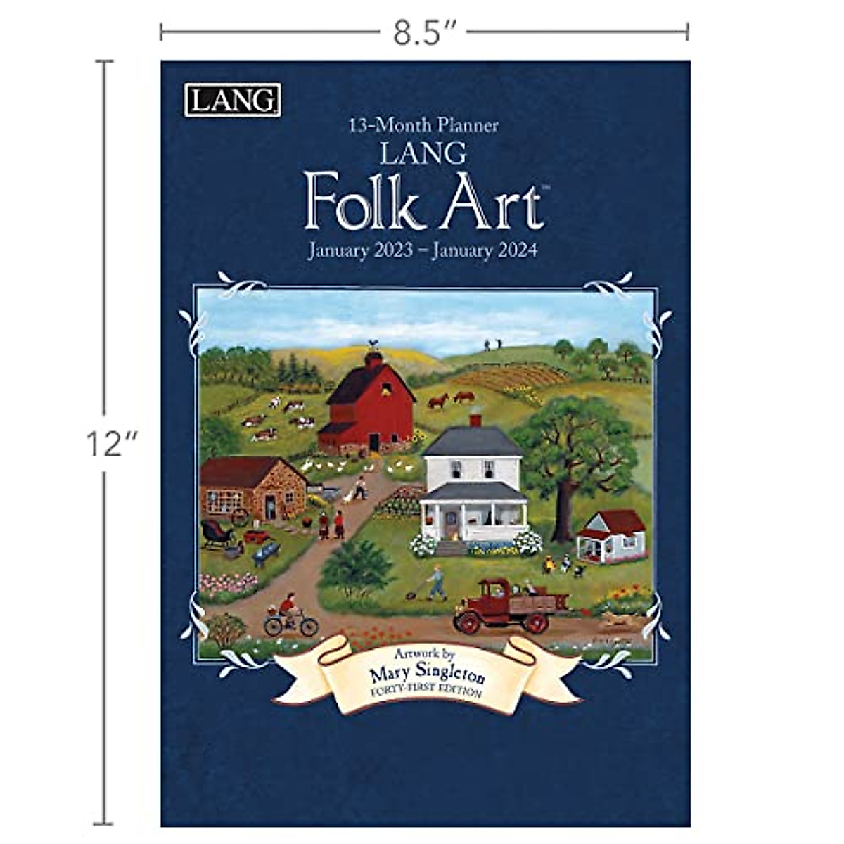 LANG LANG FOLK ART™ 2023 MONTHLY PLANNER (23991012099)